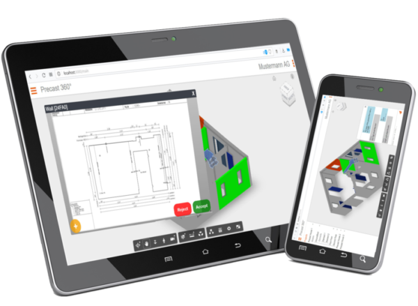 IDAT Precast360 - Integated BIM 3D-Viewer - IDAT