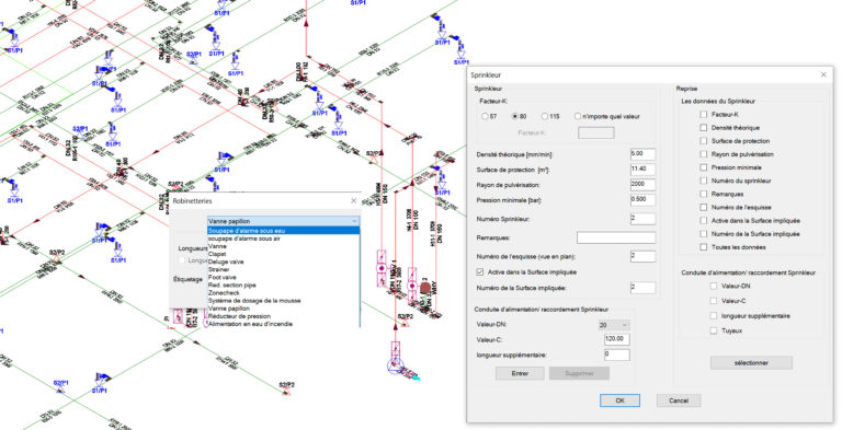Symbole et sprinkler - IDAT